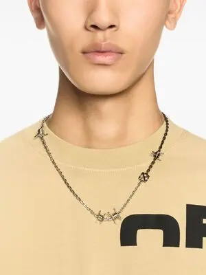 Off-White Barbed Wire Chain Necklace