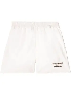 Off-white Embroidered Bottoms For Women