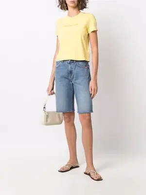 AMISH Haley Knee-length Denim Shorts