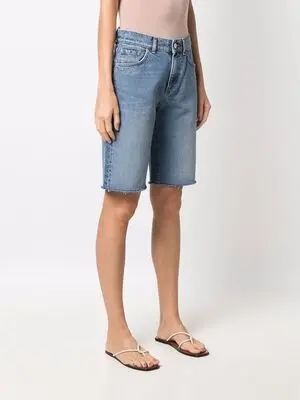 AMISH Haley Knee-length Denim Shorts