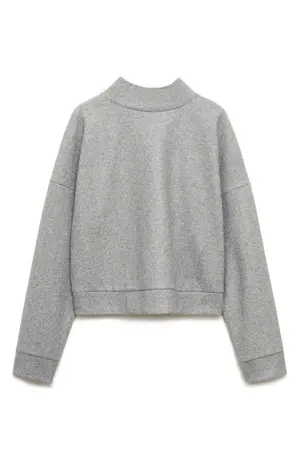 Mango Mock Neck Sweatshirt