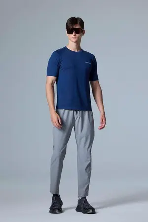 COZY ZERO Tech Merino Light Weight Daily Tee - Poseidon