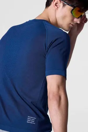 COZY ZERO Tech Merino Lightweight Daily T-shirt - Poseidon
