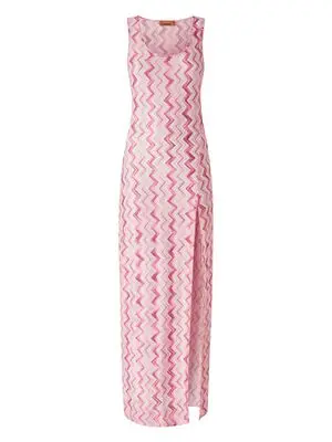 Missoni Zigzag Beach Dress - Pink