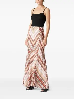 Missoni Zigzag Maxi Skirt - Neutrals