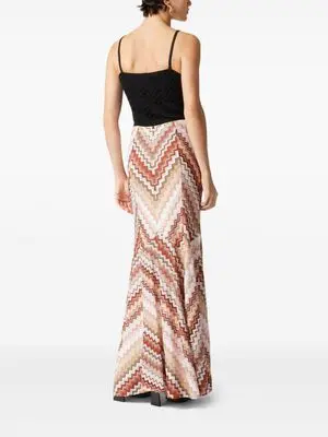 Missoni Zigzag Maxi Skirt - Neutrals