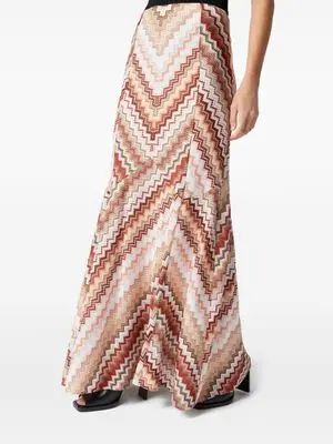 Missoni Zigzag Maxi Skirt - Neutrals