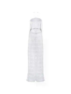 Missoni Zigzag Lamé Jumpsuit - White