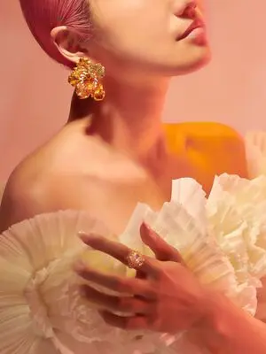 ANABELA CHAN 24kt Roi De Soleil Earrings - Gold