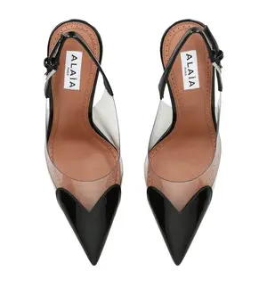 Alaïa Coeur Slingback Pumps