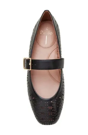 Linea Paolo Miller Mary Jane Flat - Black