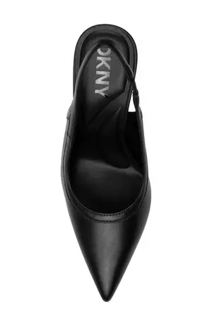 Dkny Cinette Slingback Pointed Toe Pump - Black