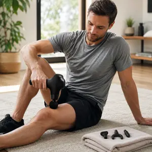 PURSONIC 3-speed Massage Gun & Palm Massage Glove