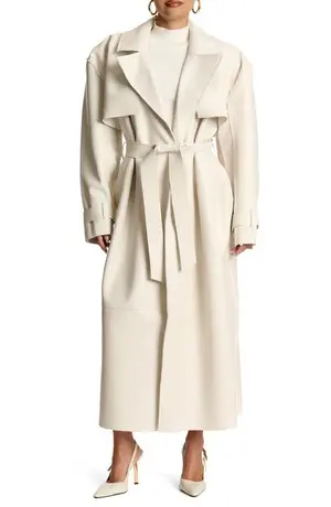 Naked Wardrobe Tie Detailed Coats For Women