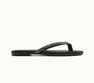 GRACE FOOTWEAR Embellished Flip-flop Sandals - Pewter