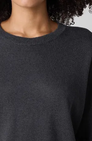 Eileen Fisher Crewneck Organic Blend Sweater