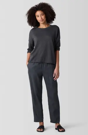 Eileen Fisher Crewneck Organic Blend Sweater