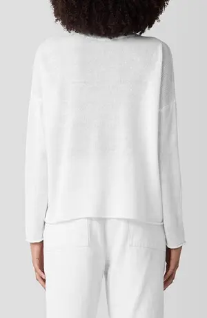 Eileen Fisher Crewneck Organic Blend Sweater