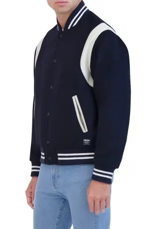 Hudson Jeans Wool Varsity Jacket