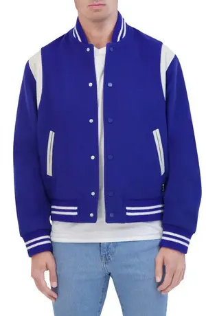 Hudson Jeans Wool Varsity Jacket