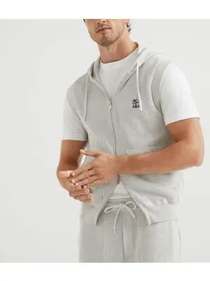 Brunello Cucinelli Knitted Vest - Grey