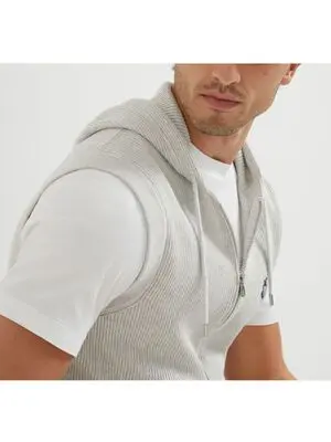 Brunello Cucinelli Knitted Vest - Grey