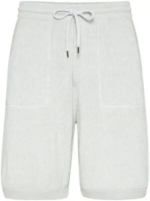 Brunello Cucinelli Ribbed Shorts For Men