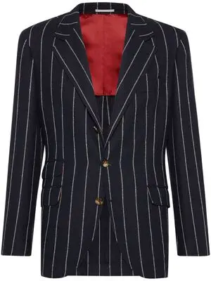 Brunello Cucinelli Cavallo Blazer - Blue