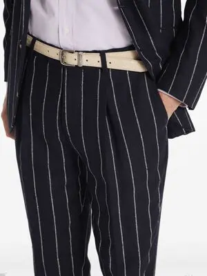 Brunello Cucinelli Striped Trousers - Blue