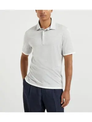 Brunello Cucinelli Layered Polo Shirt - Grey