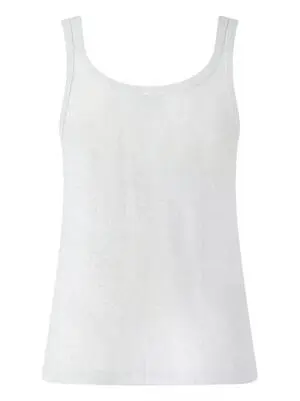 Pinko Metallic Tank Top - Silver