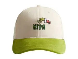 Kith X The Grinch Suede Brim Aaron Cap - Matcha