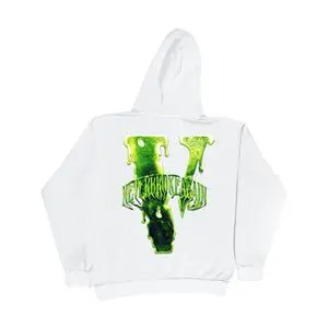 VLONE X Never Broke Again Slime Hoodie - White