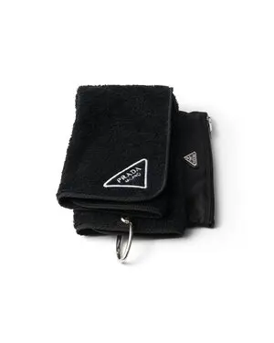 Prada Re-nylon Sport Towel Pouch - Black