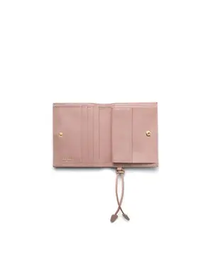 Prada Small Leather Wallet - Pink