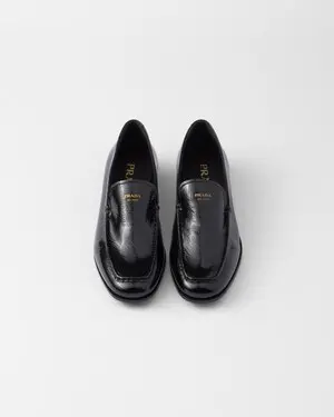 Prada Naplak Patent Leather Loafers