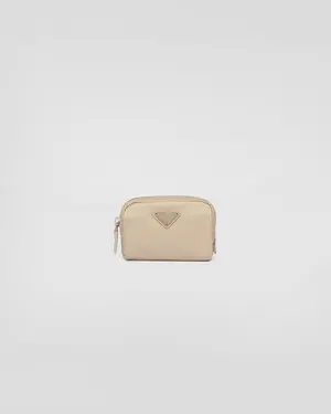 Prada Micro Re-nylon Pouch - Desert Beige