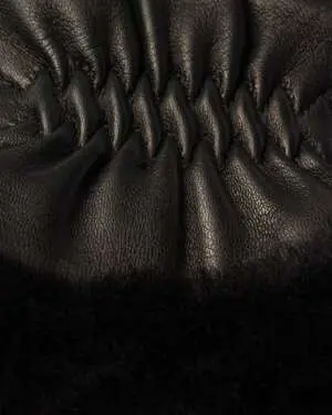 Prada Re-nylon And Shearling Gloves