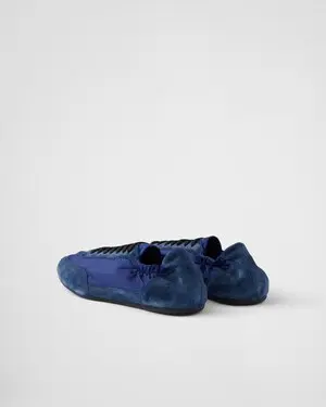 Prada Collapse Re-nylon And Suede Sneakers