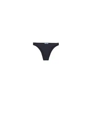 Prada Ribbed Knit Bikini Bottom - Blue