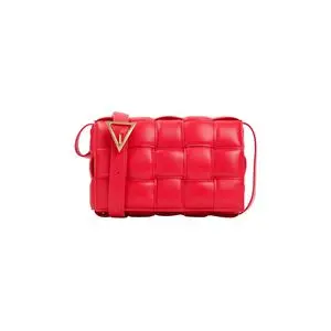 Bottega Veneta Bottega Veneta Padded Casette Bag Red