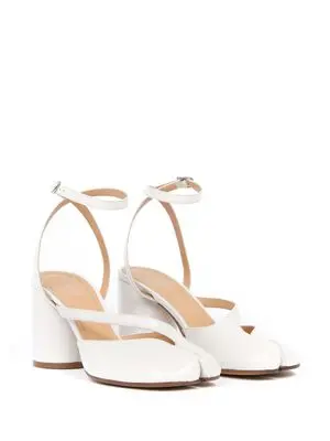 MAISON MARGIELA 80mm Tabi Sandal Pumps - White