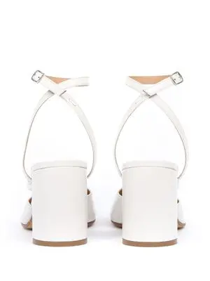 MAISON MARGIELA 80mm Tabi Sandal Pumps - White