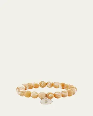 SYDNEY EVAN 14k Yellow Gold Charm Bracelet - Tan