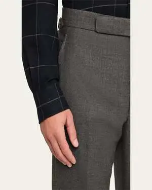 Ralph Lauren Purple Label Gregory Worsted Flannel Pants
