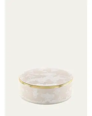 GINORI 1735 Oriente Italiano Meringa Trinket Box With Cover
