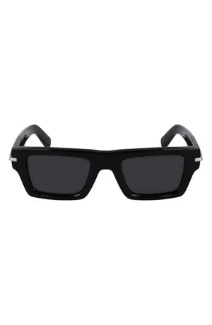 FERRAGAMO Prisma Rectangular Sunglasses - Black