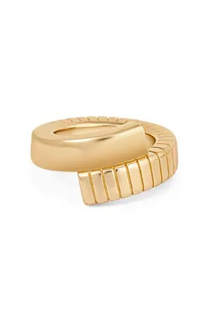 IVI LOS ANGELES Wide Joia Twist Ring - Yellow Gold