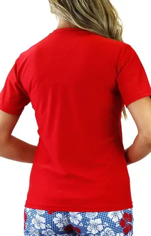 UV SKINZ Quarter Zip Sun Shirt - Dark Red