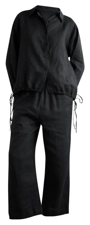 DEIJI STUDIOS Linen Shirt And Pants Set